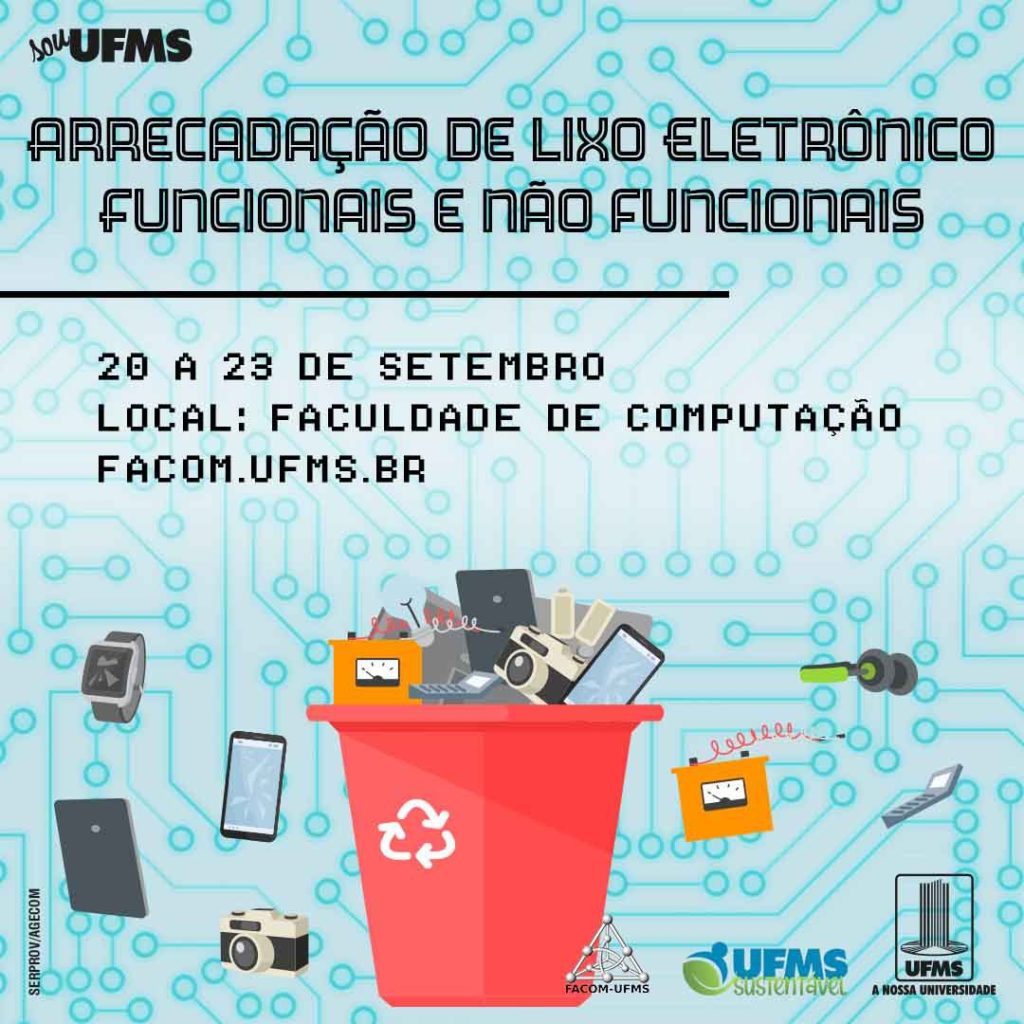 Ação conscientiza comunidade acadêmica sobre descarte correto de lixo ...
