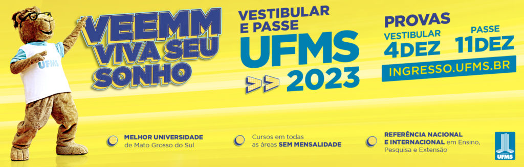 Vestibular e PASSE UFMS 2023 batem recorde de inscrições - UFMS