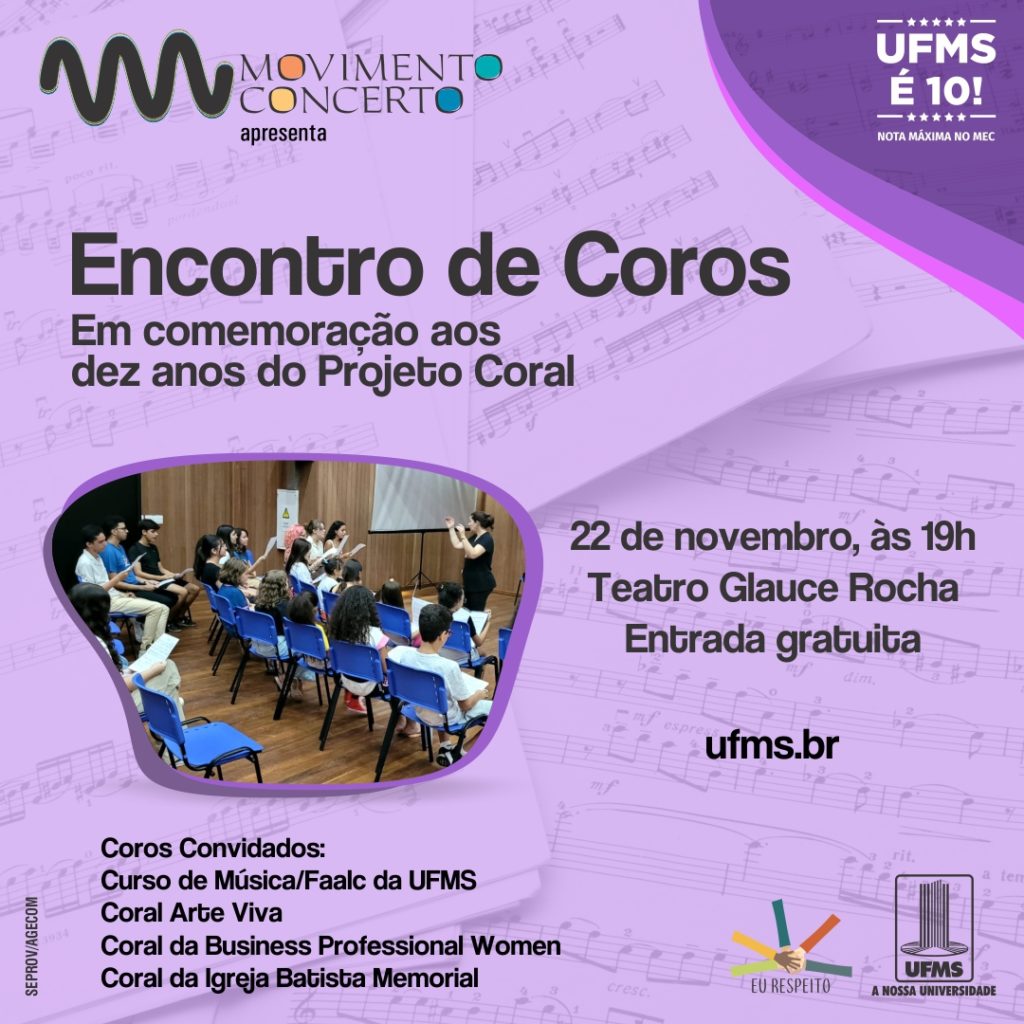 Projeto Coral Infantojuvenil comemora 10 anos com concerto no Teatro ...