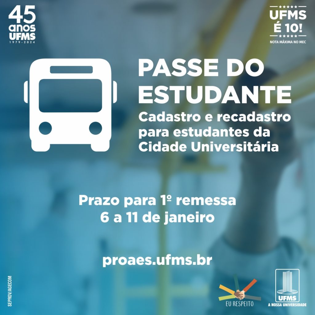 Passe Do Estudante Ufms - RETOEDU