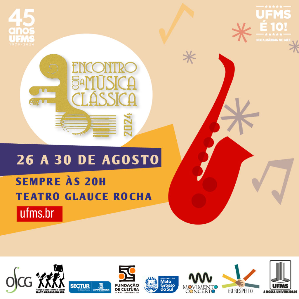 Encontro com a Música Clássica promove apresentações entre os dias 26 e ...