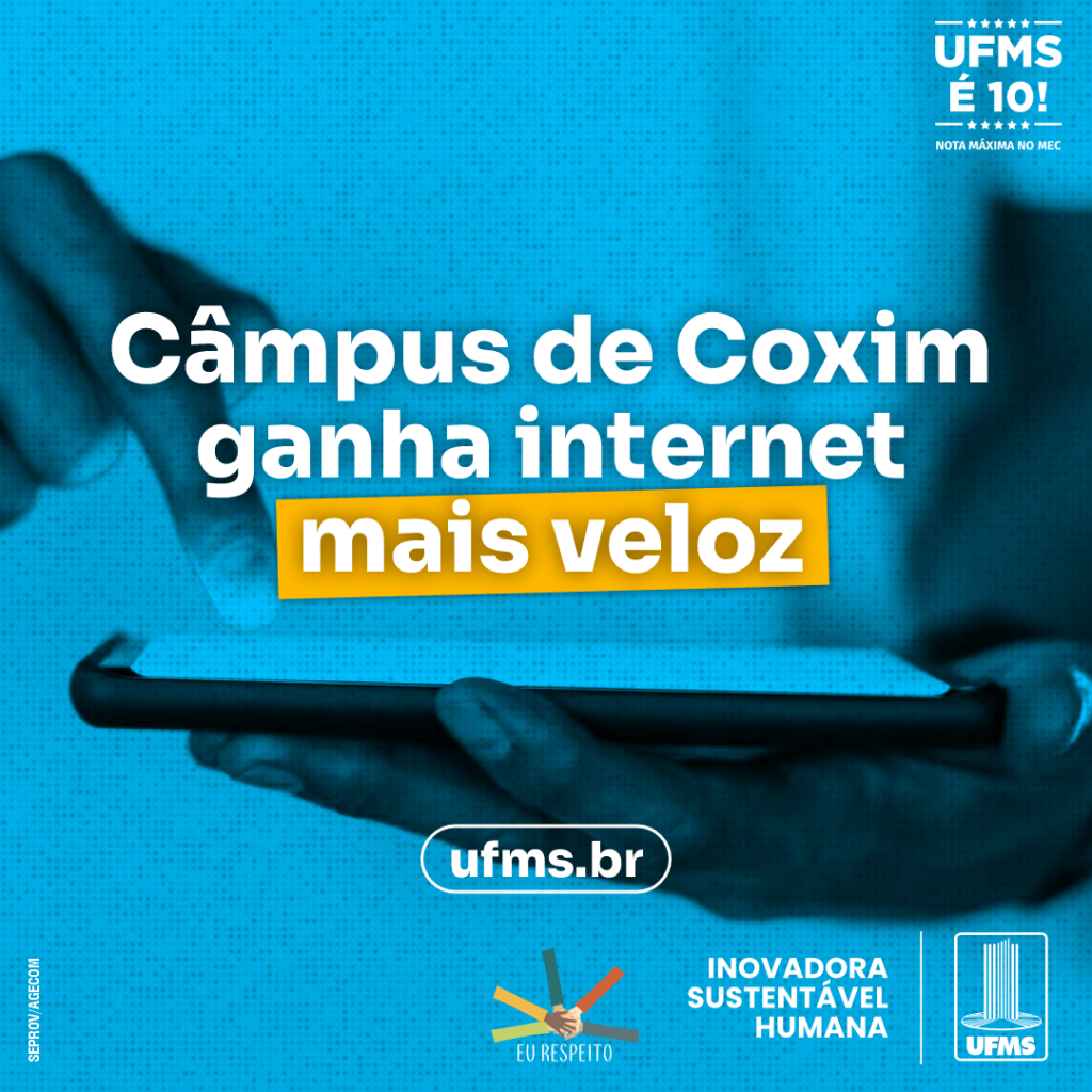 Câmpus da UFMS de Coxim tem conexão de alta velocidade - UFMS