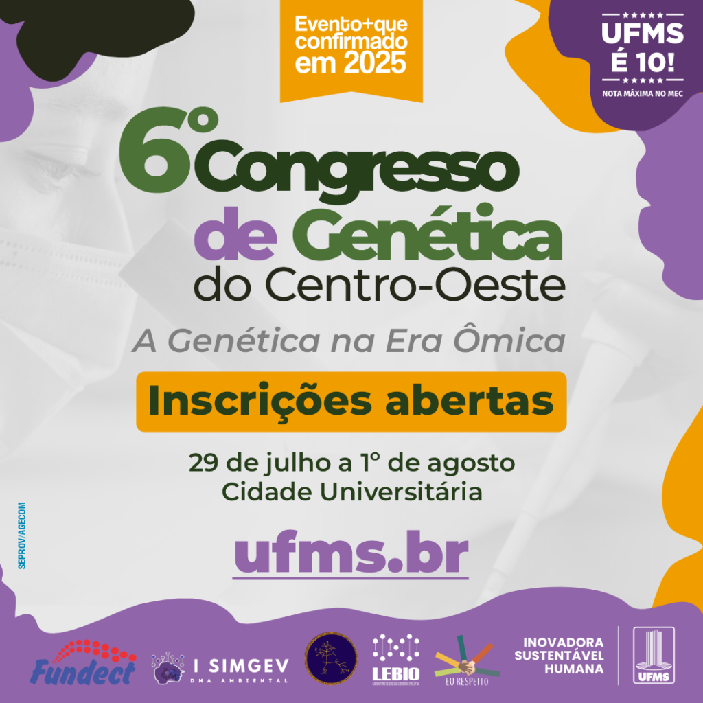 6º Congresso de Genética do Centro-Oeste será realizado na Cidade ...